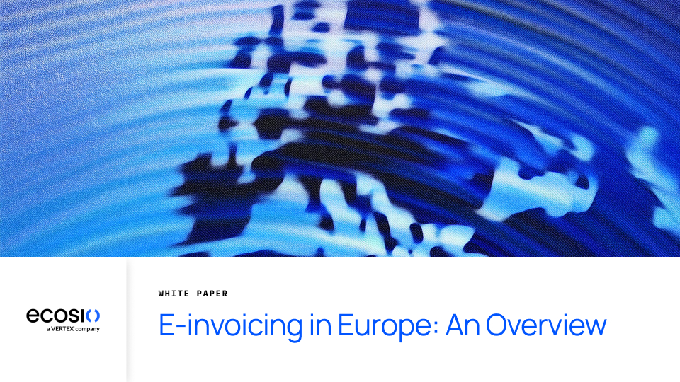 E-invoicing in Europe - An Overview - Feat Paper